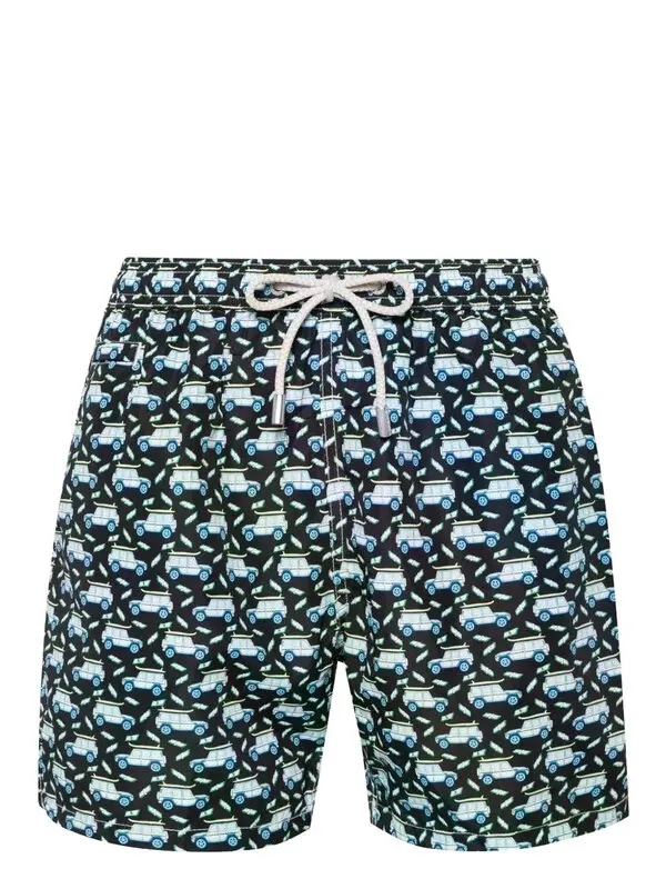 MC2 SAINT BARTH Lightning Micro Swim Shorts - Black