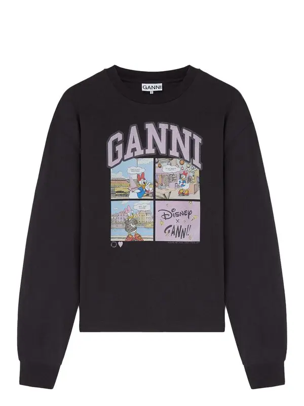 GANNI X Disney Daisy Duck Long-sleeve T-shirt - Mixed