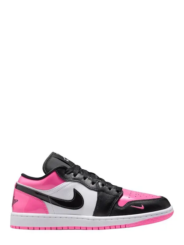 JORDAN 1 Low Se Patent Leather Sneakers - Pinksicle/white/black