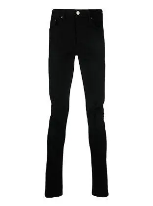 Amiri Slim Fit Ripped Jeans - Black