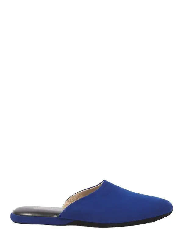 Charvet Suede Slippers - Blue