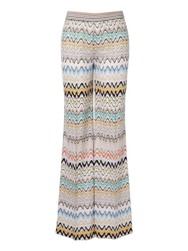 Missoni Wave High-rise Wide-leg Pants - Multicoloured