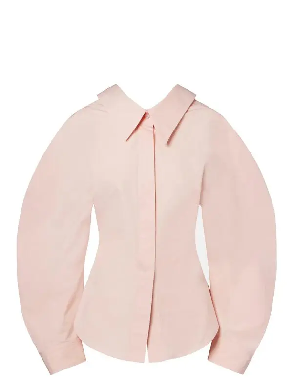 Givenchy Balloon-sleeve Cotton Shirt - Pink