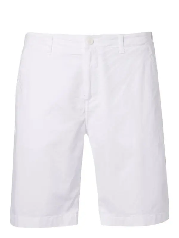 Vilebrequin Cotton-blend Satin Bermuda Shorts - White
