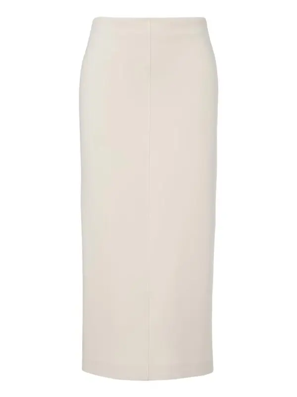 Max Mara Cadmio Cotton-blend Jersey Pencil Skirt - Beige