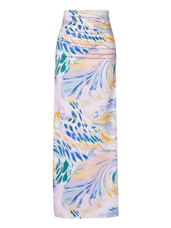 ALEXANDRA MIRO Gia Printed Maxi Skirt - Multicoloured