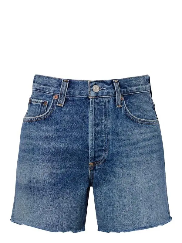 AGOLDE Nye Denim Shorts - Blue