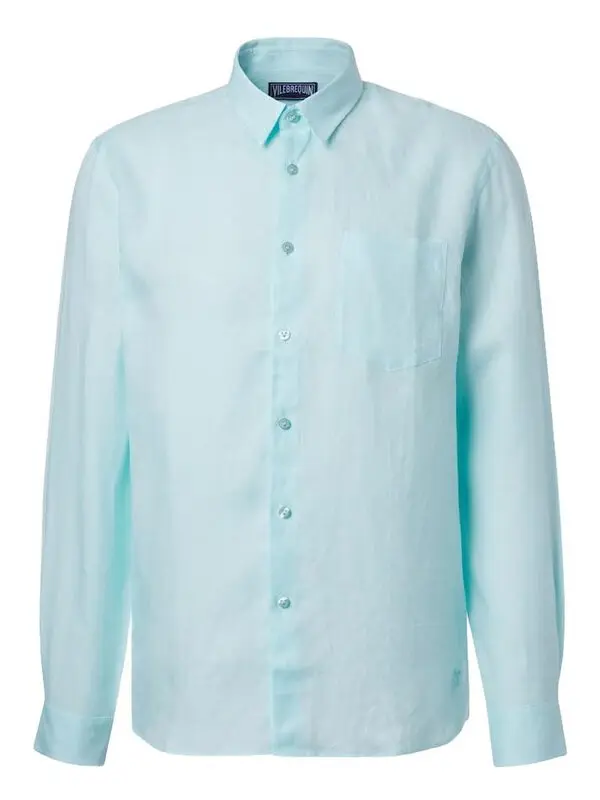 Vilebrequin Linen Shirt - Blue