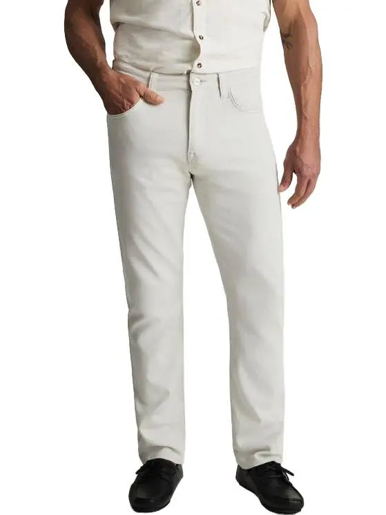 34 Heritage Courage Straight-leg Twill Pants - Bone Elite