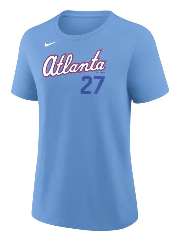 Nike Austin Riley Atlanta Braves City Connect Mlb T-shirt - Blue