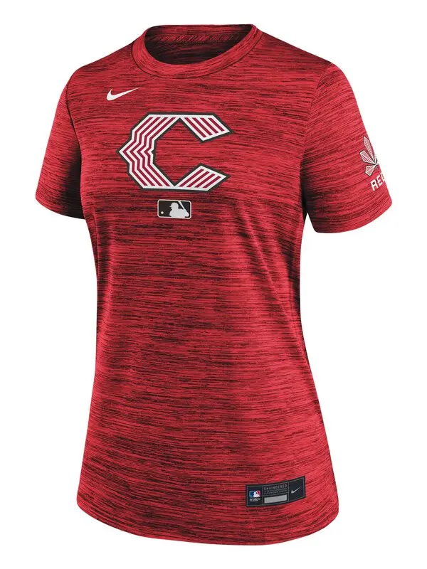 Nike Cincinnati Reds Authentic Collection City Connect Velocity Dri-fit Mlb T-shirt - Red