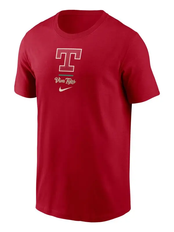 Nike Texas Rangers City Connect 2-hit Mlb T-shirt - Red