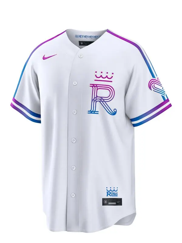 Nike Kansas City Royals City Connect Mlb Stadium Jersey - White