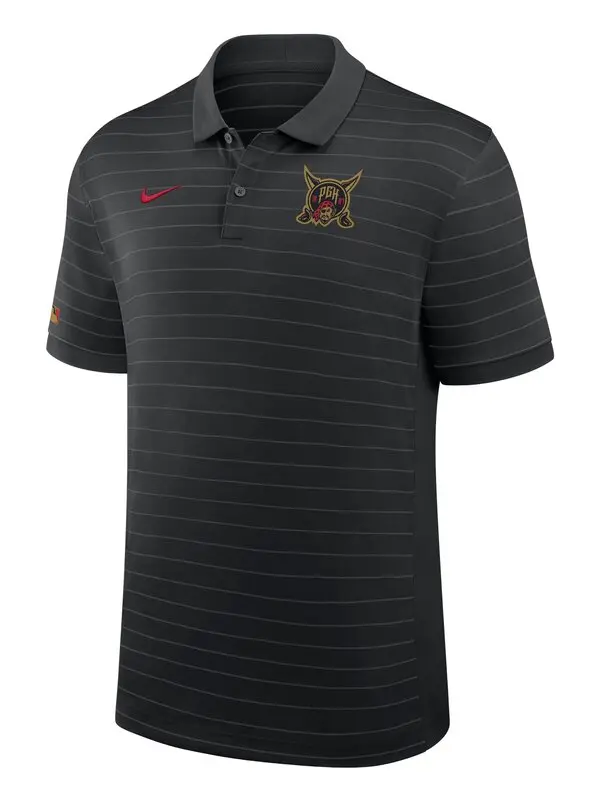 Nike Pittsburgh Pirates City Connect Victory Dri-fit Mlb Polo - Black