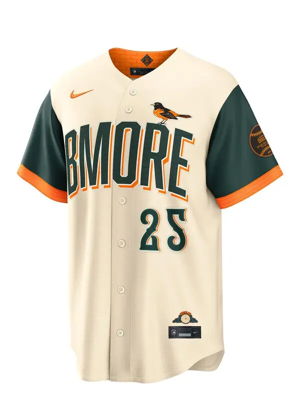 Nike Pete Alonso Baltimore Orioles City Connect Mlb Stadium Jersey - Brown