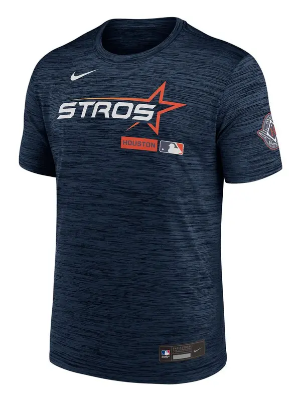 Nike Houston Astros City Connect Velocity Dri-fit Mlb T-shirt - Blue