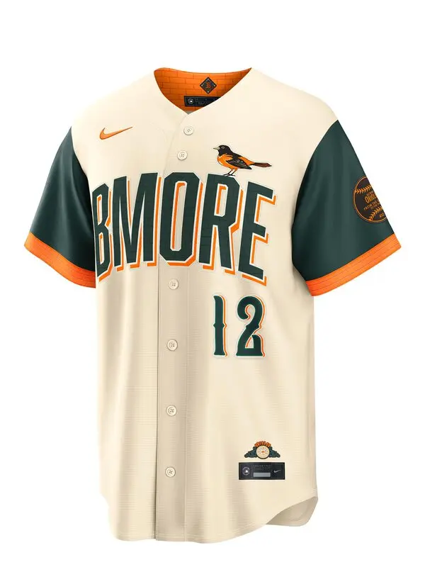 Nike Dylan Beavers Baltimore Orioles City Connect Mlb Stadium Jersey - Brown