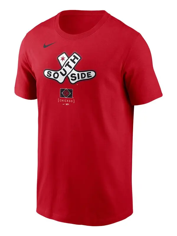 Nike Chicago White Sox City Connect Large Logo Mlb T-shirt - Red