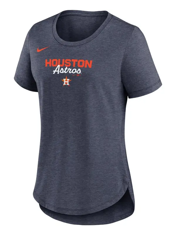Nike Houston Astros Arched Team Name Mlb T-shirt - Blue