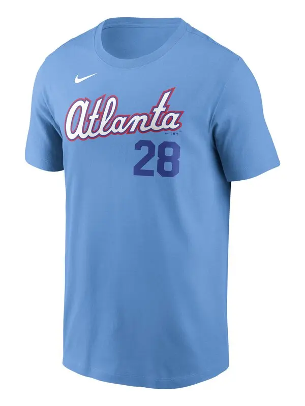 Nike Matt Olson Atlanta Braves City Connect Mlb T-shirt - Blue