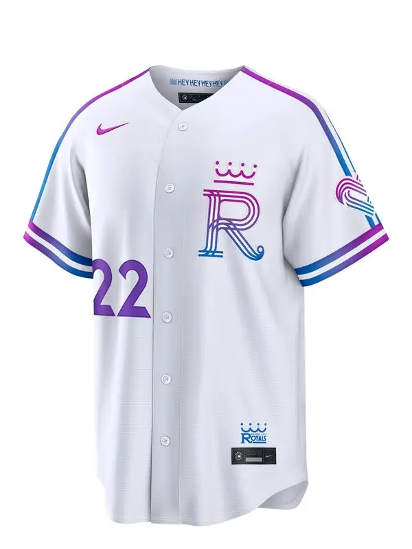 Nike Carter Jensen Kansas City Royals City Connect Mlb Stadium Jersey - White