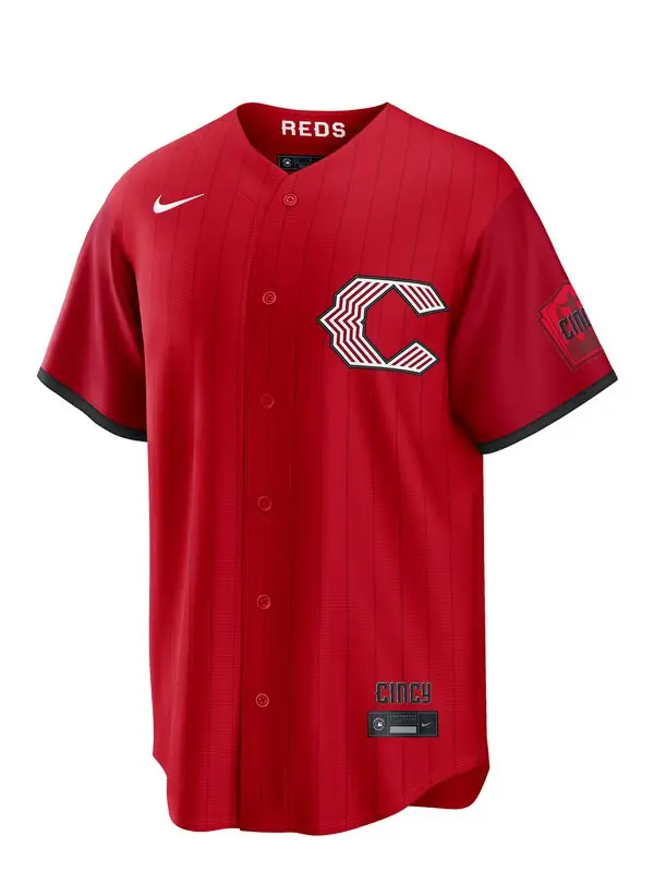 Nike Cincinnati Reds City Connect Mlb Stadium Jersey - Red