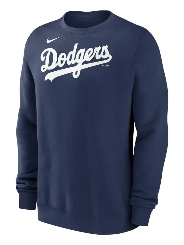 Nike Los Angeles Dodgers Mlb Pullover Crew - Blue