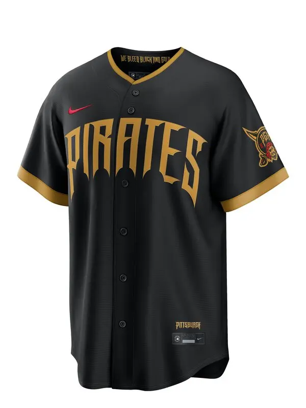 Nike Bryan Reynolds Pittsburgh Pirates City Connect Mlb Stadium Jersey - Black