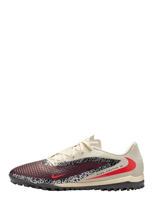 Nike United Phantom Low Academy Turf Soccer Shoes - Red