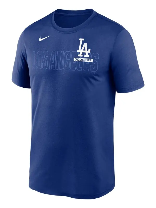 Nike Los Angeles Dodgers Knockout Team Legend Dri-fit Mlb T-shirt - Blue