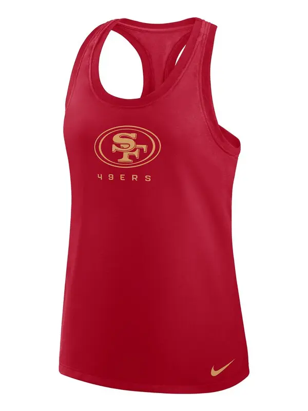Nike San Francisco 49ers Dri-fit Nfl Racerback Tank Top - Red