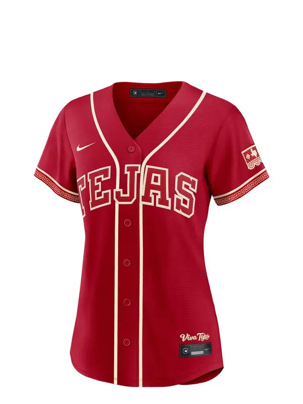 Nike Corey Seager Texas Rangers City Connect Mlb Stadium Jersey - Red