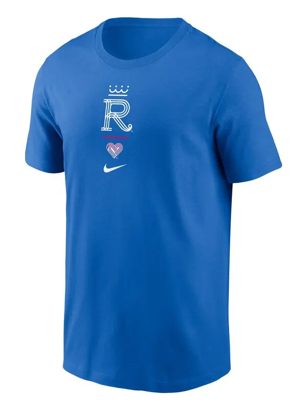 Nike Kansas City Royals City Connect 2-hit Mlb T-shirt - Blue