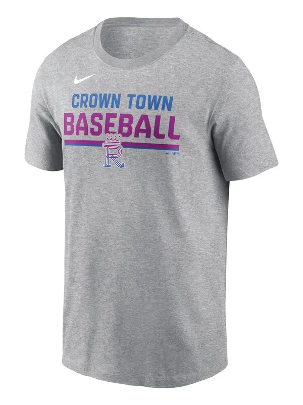 Nike Kansas City Royals Stacked City Connect Mlb T-shirt - Grey