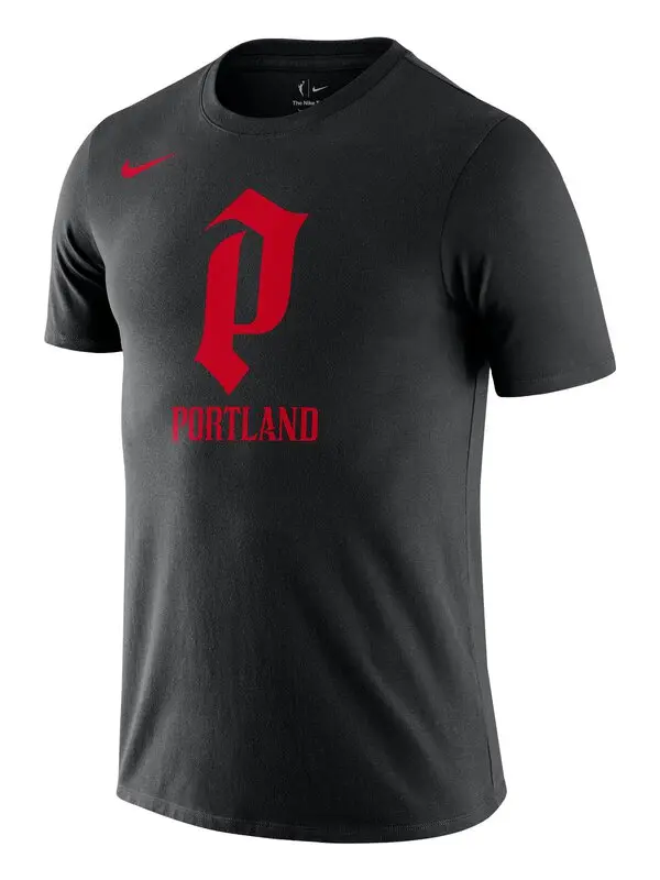Nike Portland Fire Dri-fit Nba T-shirt - Black