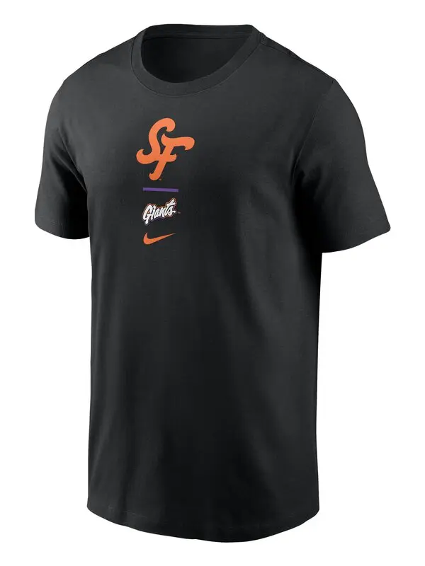 Nike San Francisco Giants City Connect 2-hit Mlb T-shirt - Black