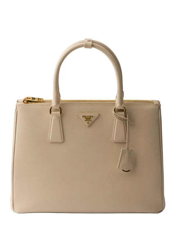 Prada Galleria Large Saffiano Leather Bag - Neutral