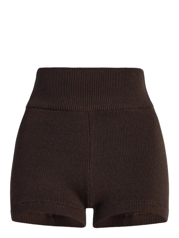 ELCE Sol Knit Shorts - Brown