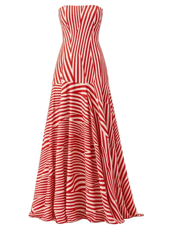 Silvia Tcherassi Muriel Maxi Dress - Red