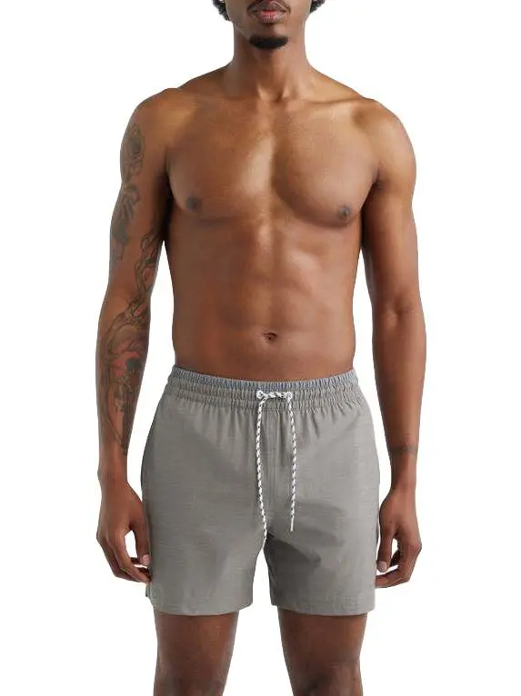 CHUBBIES 5.5-inch Swim Trunks - Medium Grey - Solid