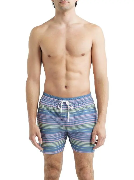 CHUBBIES 5.5-inch Swim Trunks - Dusty Blue