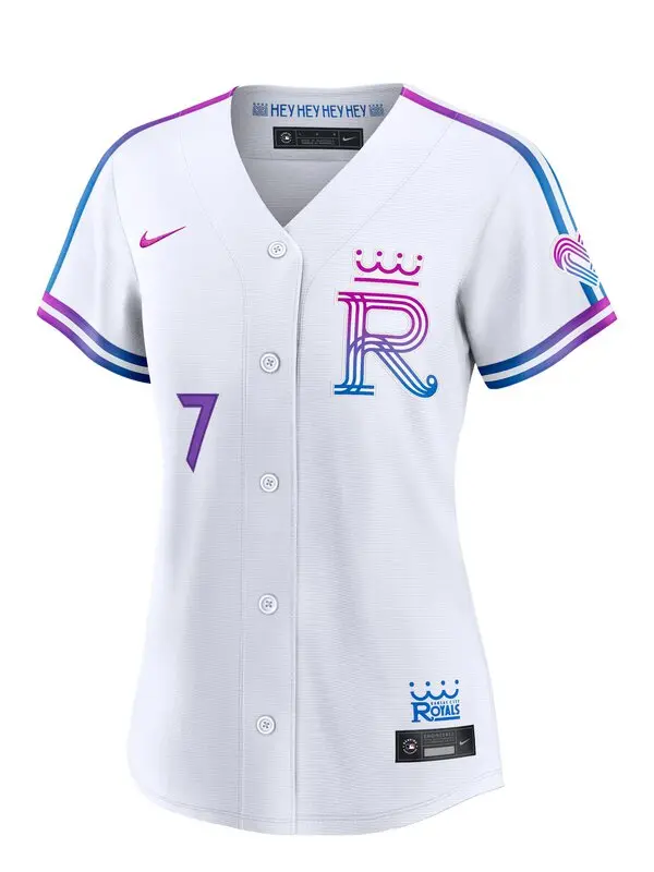 Nike Bobby Witt Jr. Kansas City Royals Mlb Stadium Jersey - White