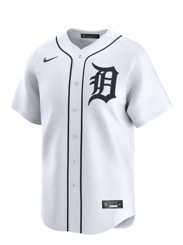 Nike Detroit Tigers Dri-fit Adv Mlb Limited Jersey - White