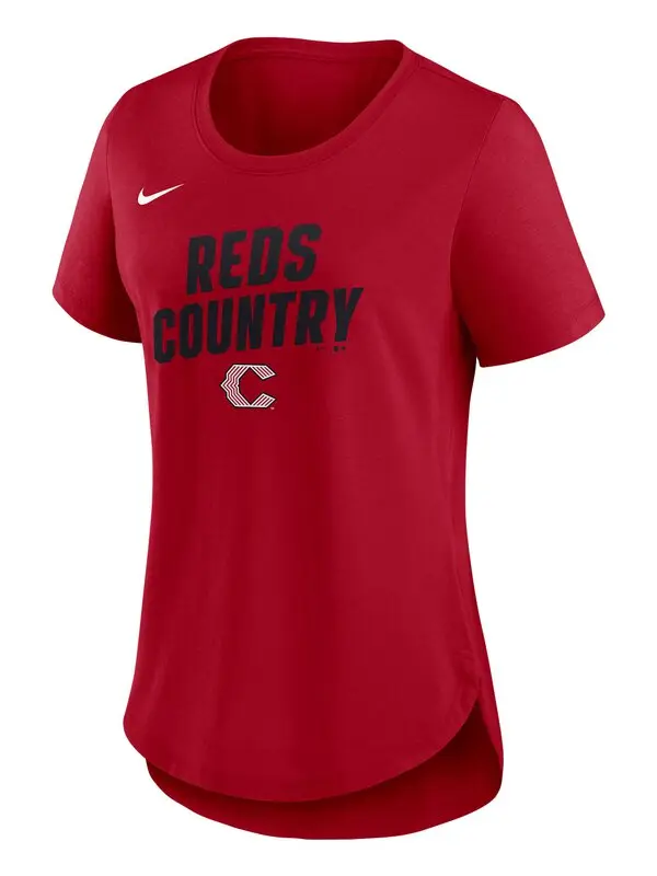 Nike Cincinnati Reds City Connect Lockup Mlb T-shirt - Red