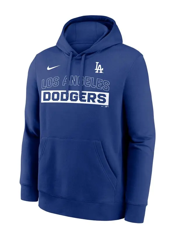 Nike Los Angeles Dodgers Club Mlb Pullover Hoodie - Blue