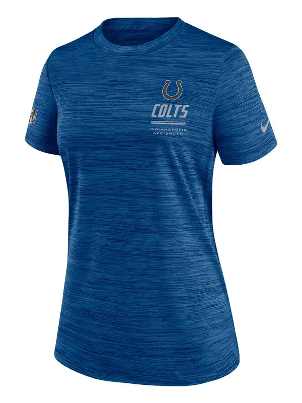 Nike Indianapolis Colts Sideline Velocity Dri-fit Nfl T-shirt - Blue
