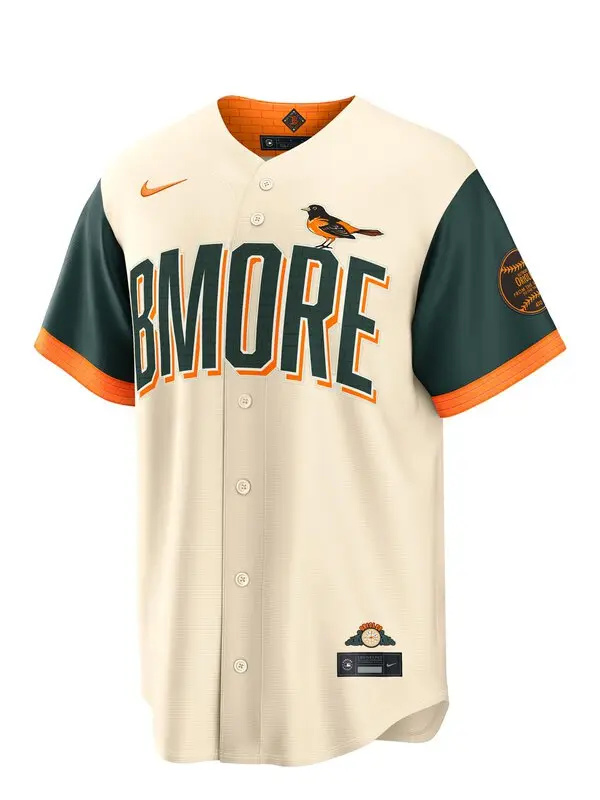 Nike Baltimore Orioles City Connect Mlb Stadium Jersey - Brown