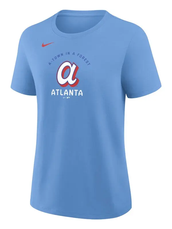 Nike Atlanta Braves City Connect Mlb T-shirt - Blue