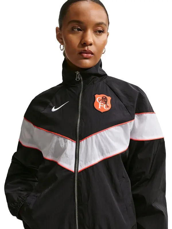 Nike Chelsea Fc Windrunner Soccer Uv Woven Full-zip Jacket - Blue