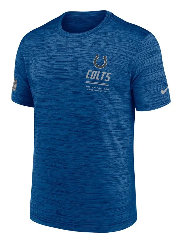 Nike Indianapolis Colts Sideline Team Issue Velocity Dri-fit Nfl T-shirt - Blue